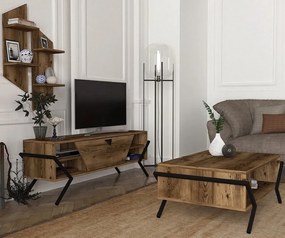 Casarredo - Komfort nábytek Televizní stolek s policemi POZANTI lydia