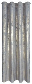 Záclona 140x250 Renia silver gold velvet ready on vias Eurofirany