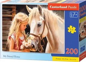 Castorland 222315 Puzzle Můj přítel kůň / 200 dílků / od 7 let