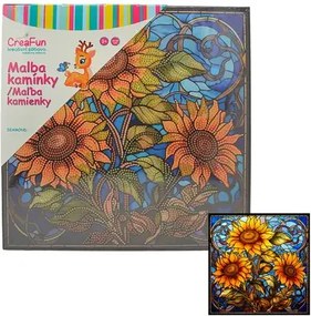 SPARKYS Diamantové malování Slunečnice / Diamantové malování / 30x30 c