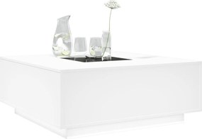 Konferenční stolek s Infinity LED bílý 100 x 100 x 40 cm 3284042