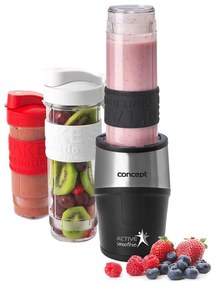 Concept SM3385 - Smoothie mixér s příslušenstvím ACTIVE SMOOTHIE 500W/230V černá