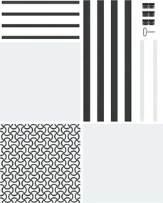 vidaXL Skleněné dveře Řezací Černá 76 x 3,5 x 201,5 cm Hliník [42012449]