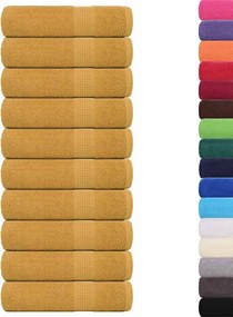 Ručníky do sprchy FROGN 10 ks zlaté 70x140 cm 360 g/m² 136811