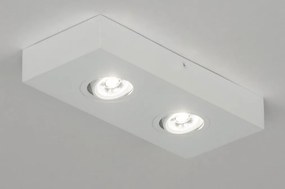 Stropní LED svítidlo Spot Quality Quadra 2 White