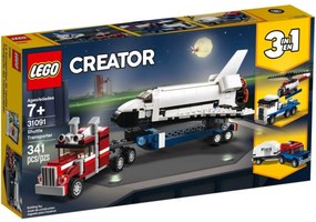 Lego stavebnice lego creator 31091 přeprava raketoplánu
