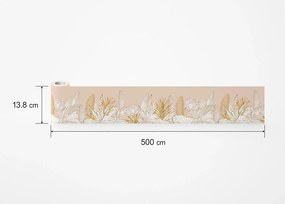 Samolepící bordura na zeď Kvetoucí Pohádky | 5 m x 13.8 cm | DWB8289