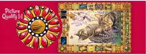 CHERRY PAZZI Puzzle Kočky / 1000 dílků / 50 × 70 cm
