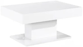 Konferenční stolek DIKARO bílý lesk - TempoKondela
