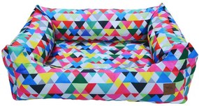 BedPet Luxusní pelíšek pro psa Geometric Color VELIKOST: S 80x67x22 cm