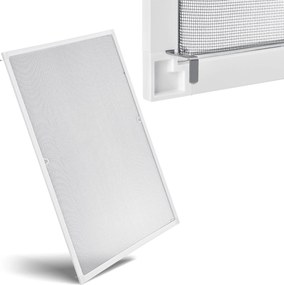 Juskys Okenní síť proti hmyzu s hliníkovým rámem Barva: Bílá, Velikost: 110 × 130 cm