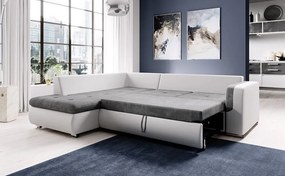Casarredo - Komfort nábytek Rohová sedací souprava FELLITO M120/KR01 rozkládací, levá