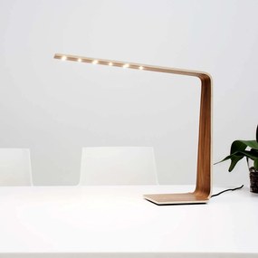 Stolní lampa LED4, více variant - TUNTO Model: přírodní dub, bílá barva