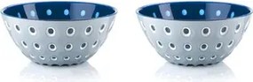 Guzzini LE MURRINE modrá, bílá / Miska / sada 2 ks / 12,5 cm / akrylát