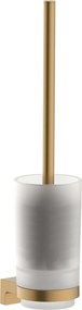 Hansgrohe AddStoris S - WC štětka nástěnná s držákem, kartáčovaný bronz 41782140