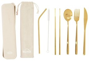 Nerezový příbor ve zlaté barvě 6 ks Mimo – Premier Housewares