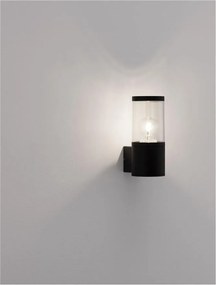 NV 9002873 Venkovní nástěnné svítidlo CETERA černý hliník a akryl E27 1x12W 220-240V IP54 bez žárovky - NOVA LUCE