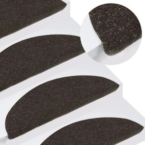 vidaXL Samolepicí nášlapy na schody 10 ks 65x22,5x3,5 cm [355251] Barva: Černá