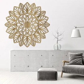 Dřevěná mandala na zeď. Dekorace z přírody Lotus I SENTOP HDF0255
