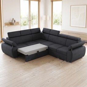 Sedací souprava BASTON | 260x325 cm | rozkládací + 2x úložný prostor | VÝBĚR TKANIN