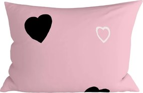 Polybavlněný povlak na polštář CORAZON POLY 50x70 cm, růžový
