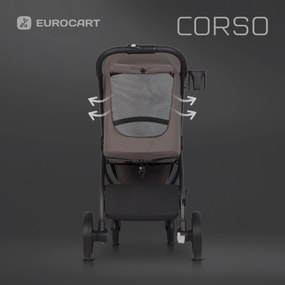 Sportovní kočárek Euro-Cart Corso Taupe