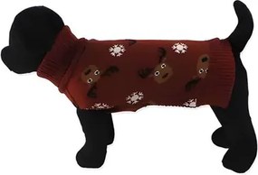Dog Fantasy Winter Tale hnědý S / Svetr pro psy