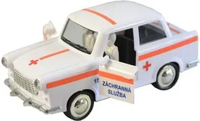 MaDe 98528 - Auto ambulance retro na setrvačník 6 x 17 x 8 cm