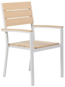 Set 6 ks zahradních židlí Combo (světlé dřevo). 1078441