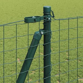 Plotový sloupek s betonovým základem 52 ks Zelená 3350228