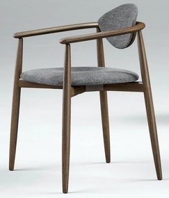 NOVAMOBILI - Židle ROSE s čalouněným sedákem a opěrákem