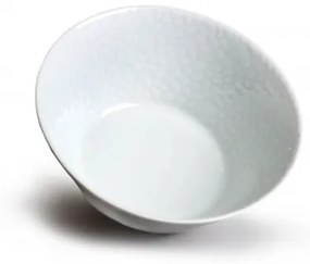 Thun Designová kompotová miska Jonas, bílá, jemný dekor, 16 cm
