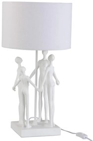 Stolní lampa s textilním stínidlem Figurines - Ø 30,5*57,5 cm