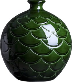 Váza Misty 28 cm zelená
