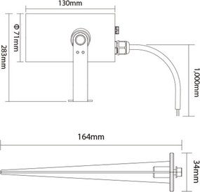 IMPR 843540 Deko-Light bodové venkovní svítidlo se zápichem RF-smart, Wide-Spot, 12W, RGB+2700-6500 K, černá - DEKOLIGHT