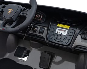 Elektrické autíčko Lamborghini Revuelto XL STRONG šedé
