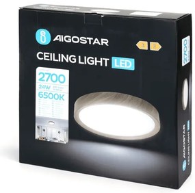 Aigostar - LED Stropní svítidlo LED/24W/230V 6500K pr. 38,3 cm