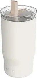 Quokka Nerezový termohrnek s brčkem Mist Ivory 720 ml