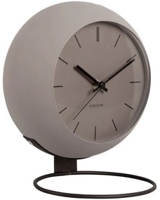 OnaDnes -20% Time for home Světle hnědé kovové stolní hodiny Haleen 21 cm