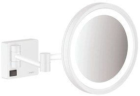 Hansgrohe AddStoris, kosmetické zrcadlo s LED osvětlením, bílá matná, HAN-41790700
