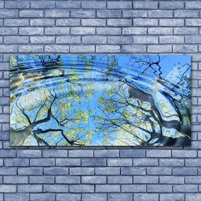 akrylový obraz Voda Stromy Umění 120x60 cm