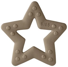 Mushie Silikonové kousátko Baby Bitie Bibs Star-dark-oak