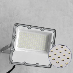 LED Venkovní reflektor LED/100W/230V 4500K IP65 šedá