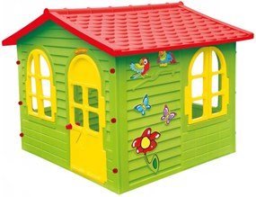 _Ostatní 1_ Zahradní domeček velký plastový 190x118x127cm s plotem a doplňky 12243moc