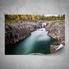 Plakát - Horská řeka (60x40 cm) - PopyDesign
