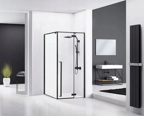Rea Rea, Sprchový kout Fargo 100x80 Black Mat, KPL-K4909
