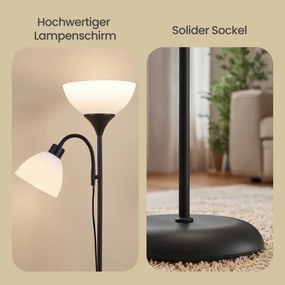 Stojací lampa s nastavitelnou lampou na čtení LFLB35019B102