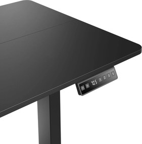 Elektrický psací stůl 140 x 60 cm Biago -černý