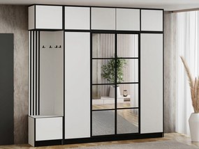 Šatní skříň s nástavcem EDEN 15 bílý