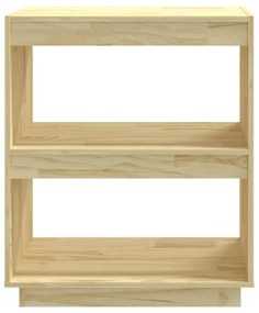 Knihovna 60 x 35 x 71 cm masivní dřevo borovice - Default Title